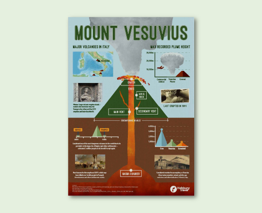 School Trips | Mount Vesuvius Poster